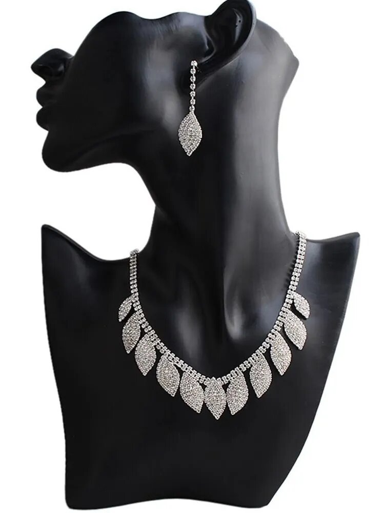 PVC Манекен для демонстрации ювелирных изделий Стенд для демонстрации ювелирных изделий с ожерельями и серьгами