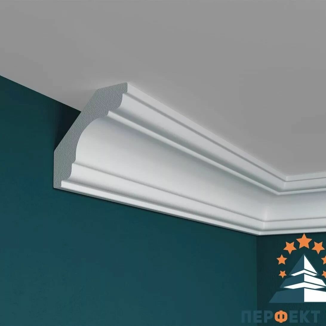 Карниз Потолочный для Ремонта Perfect Plus P05 Д200xШ4.9xВ4.9 см / Перфект Плюс