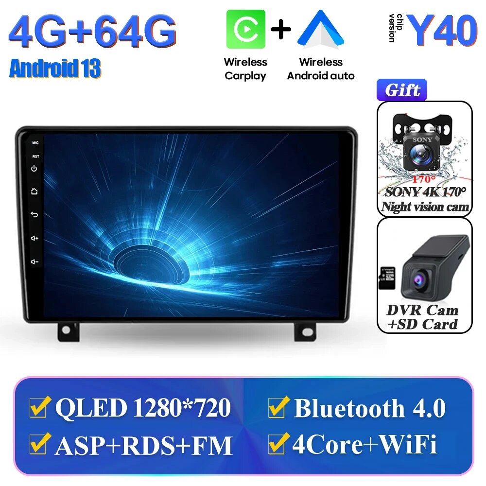 Мультимедийная магнитола на Android для Opel Astra H 2006-2014, видеоплеер с GPS, 4-64-AHD-dvr