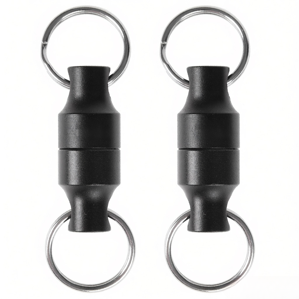 2pcs Магнитный держатель для сети для летающей рыбалки Keeper Magnet Clip Соединитель для посадочной сети, Черный, Алюминиевый сплав, Сила 3кг/6.6lb, Максимальный вес подвешиваемого предмета 2.5кг/5.5lb, Размер 36*13.5мм/1.4*0.5дюйма, Вес 19г/0.7унции