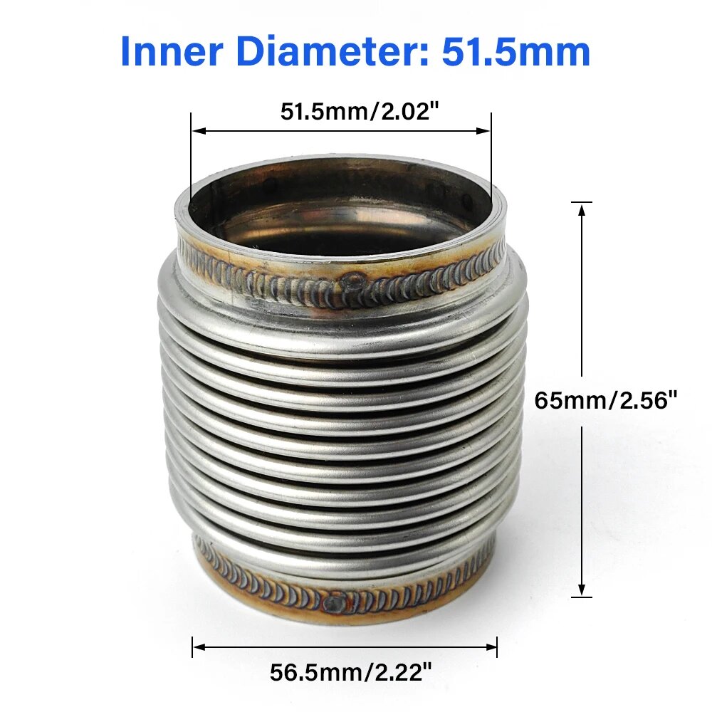 Металлический сильфонный компенсатор из нержавеющей стали 2inch-2.5inch