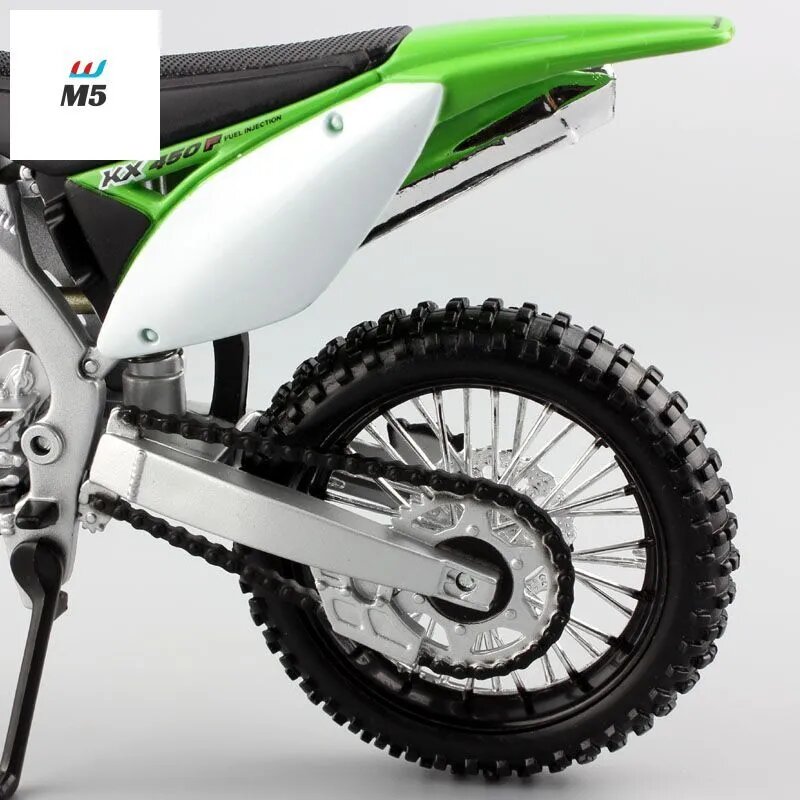 Игрушечный мотоцикл Kawasaki H2 R, 1:12, игрушка для мальчика, модель автомобиля, мотоцикл