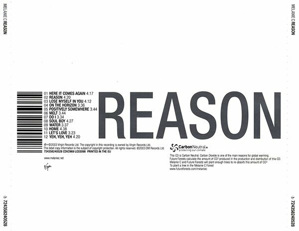 Компакт-диск Melanie C: Reason / REPEAT / (1 CD) — фото 1
