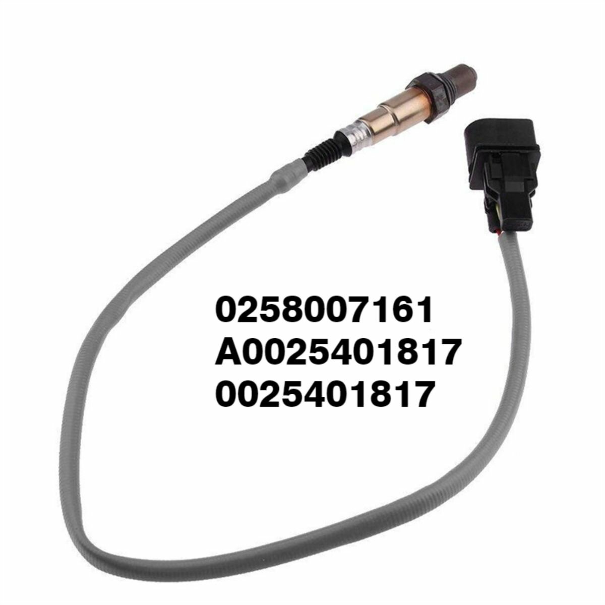 Общая длина 90cm Передний кислородный датчик, совместимый с Mercedes-Benz 0258007161, A0025401817; 0025401817