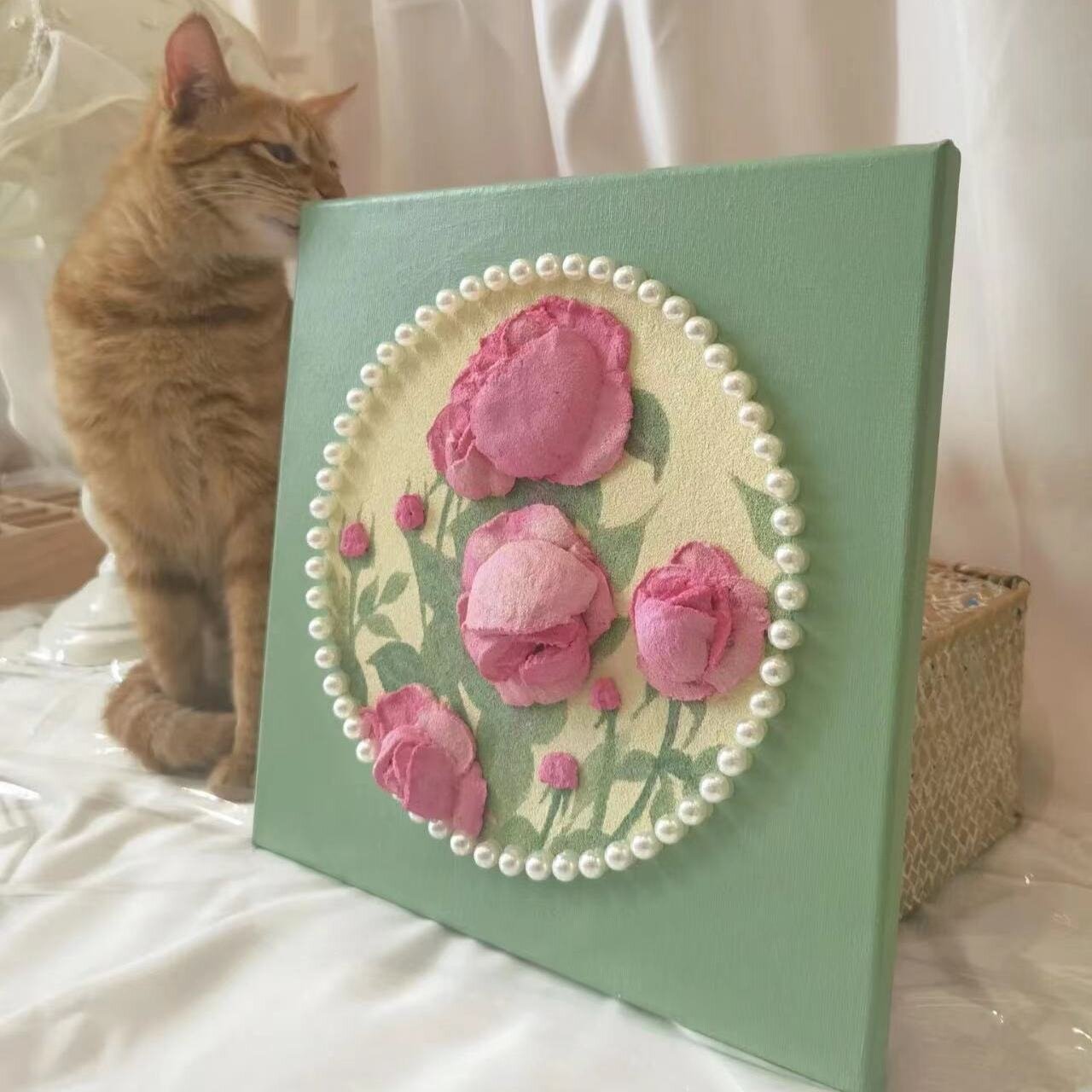 Потрясающая акриловая 3D текстура тюльпана, DIY цифровая масляная живопись, кварцевый песок, ручная работа, декоративная живопись тюльпана