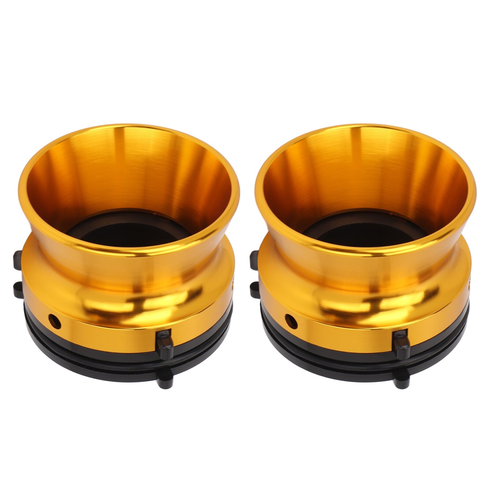 1 пара 10 -дюймовых новичков Универсальный полированный алюминиевый концентратор NAB для Studer Revox для Akai для TEAC