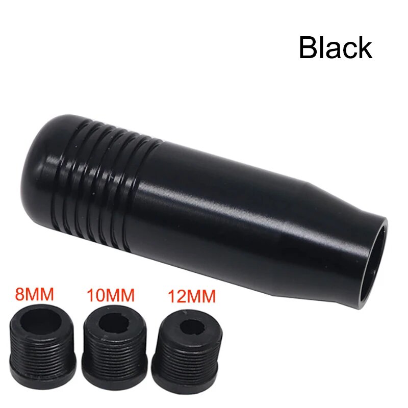 Универсальная автомобильная алюминиевая ручная ручка переключения передач, автоматическая ручка, ручная коробка передач, рычаг переключения передач, ручка переключения передач black