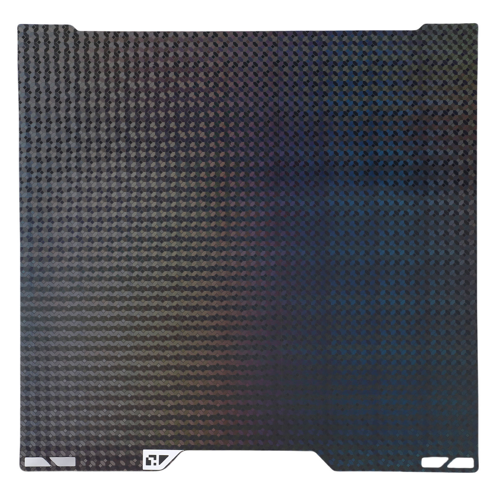 Гибкая рабочая платформа для 3D-принтера Bambu Lab H2D, 13,98 x 13,62 дюйма, двусторонняя, из ПЭТ и PEI, гибкий лист из пружинной стали.