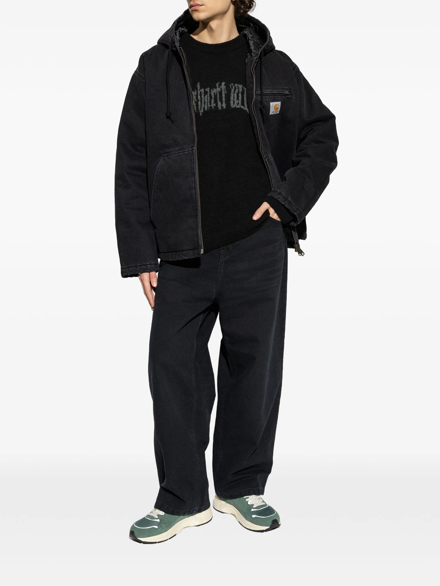 Свитер Carhartt WIP, размер 50, , black/black — фото 1