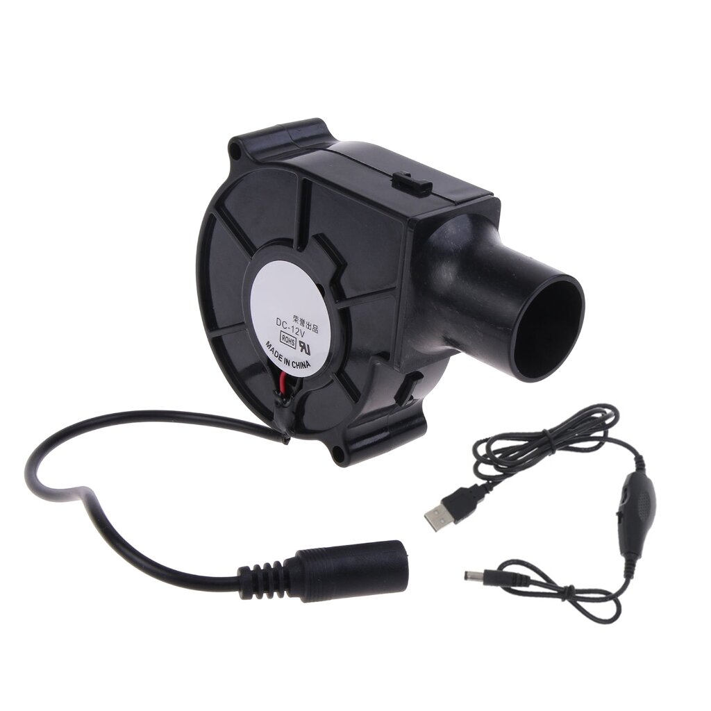 Вентилятор Воздуходувки 7530 с USB Управлением И Переключателями Для Модемов Усилителей Видеорегистраторов