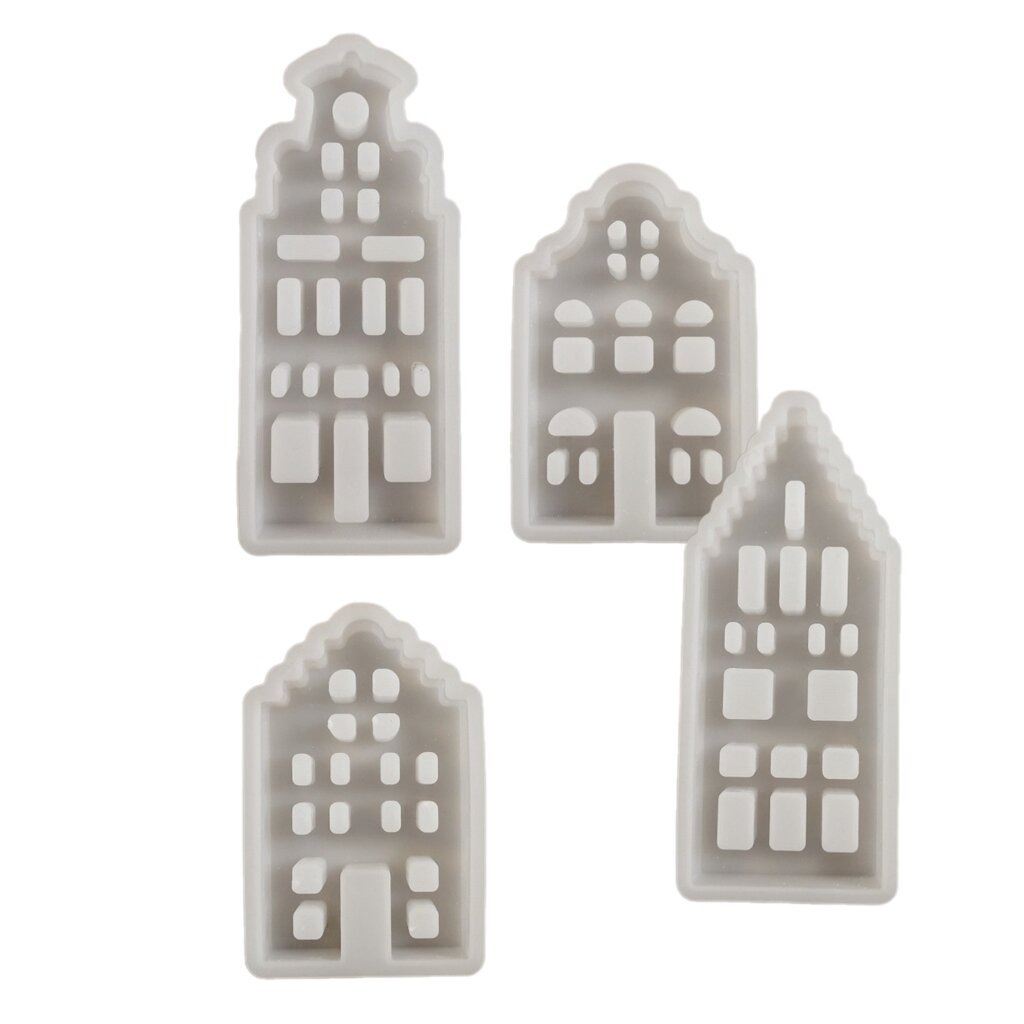 Декоративная Силиконовая Форма Для Дома На Канале Красивая Форма Для Украшения Формы Дома для Изготовления Гипсовых Статуэток Для Дома На Канале