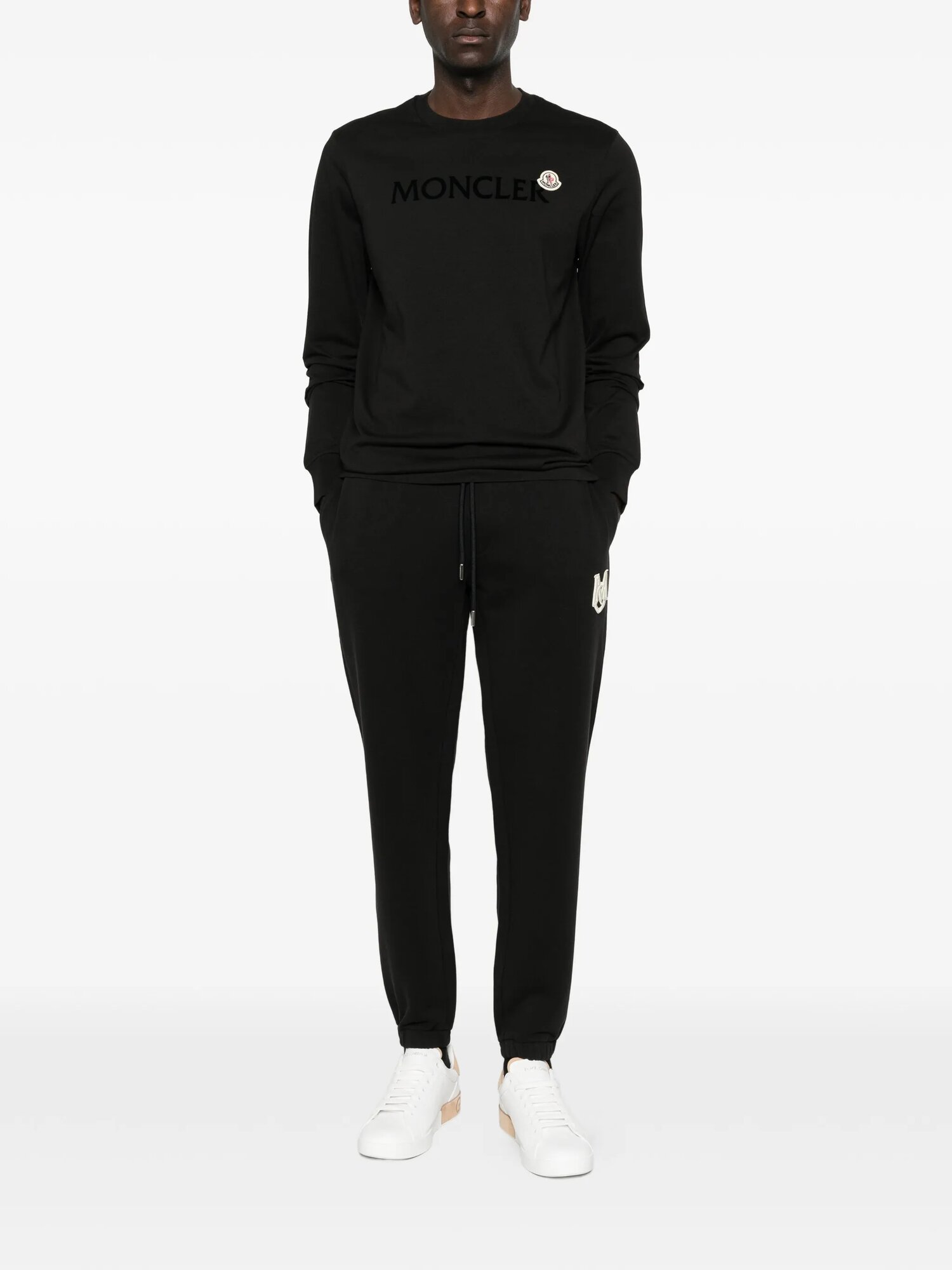 Футболка Moncler, размер XL, черный — фото 1