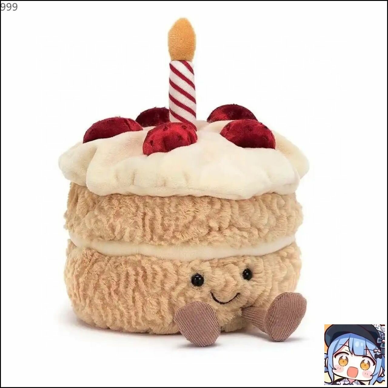 JELLYCAT Праздничный торт с милой плюшевой игрушкой(без лампы и песни / простая мягкая игрушка )-z