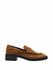 Лоферы Coach Block-heel suede loafers, размер 10, коричневый