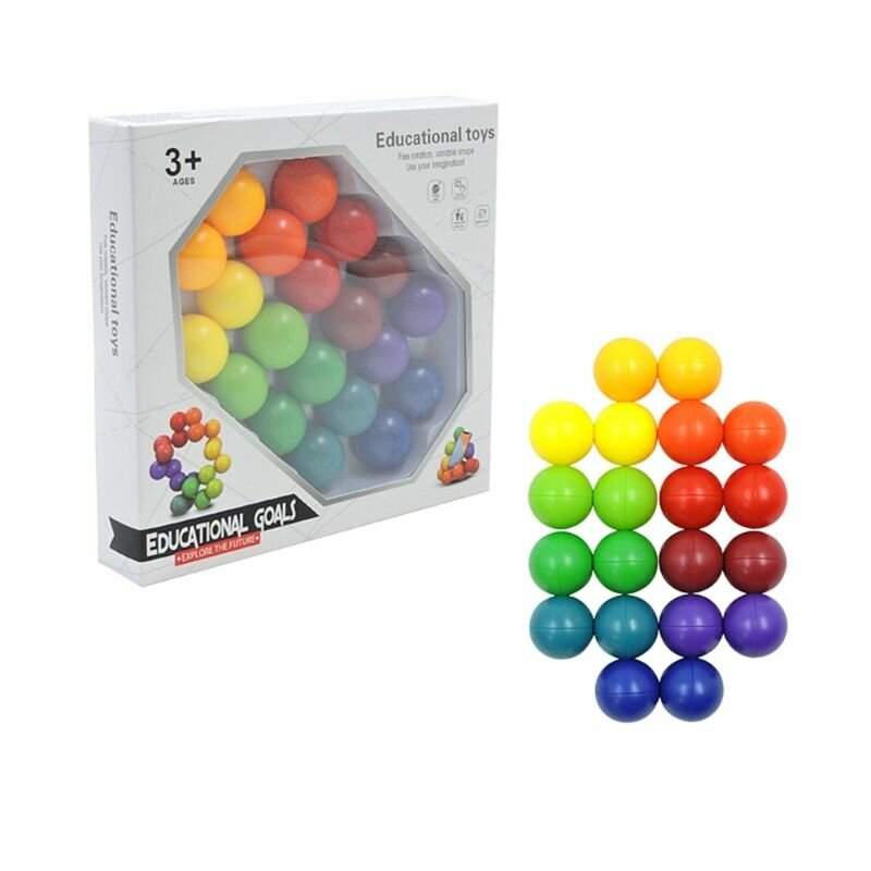 1 коробка новой разновидности головоломки с декомпрессионным шаром Rubik's Cube ball