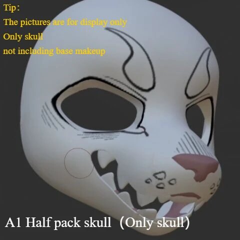 Kemono Base Mask A1 Skull Only