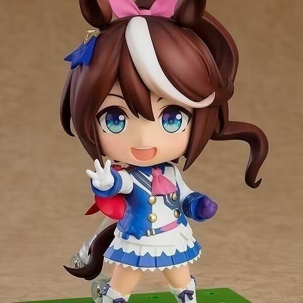 Uma Musume: Pretty Derby - Tokai Teio 1995 Q Нендороид с сменными лицами, подвижная фигурка.