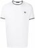 Футболка FRED PERRY Twin Tipped, размер L, серебристый