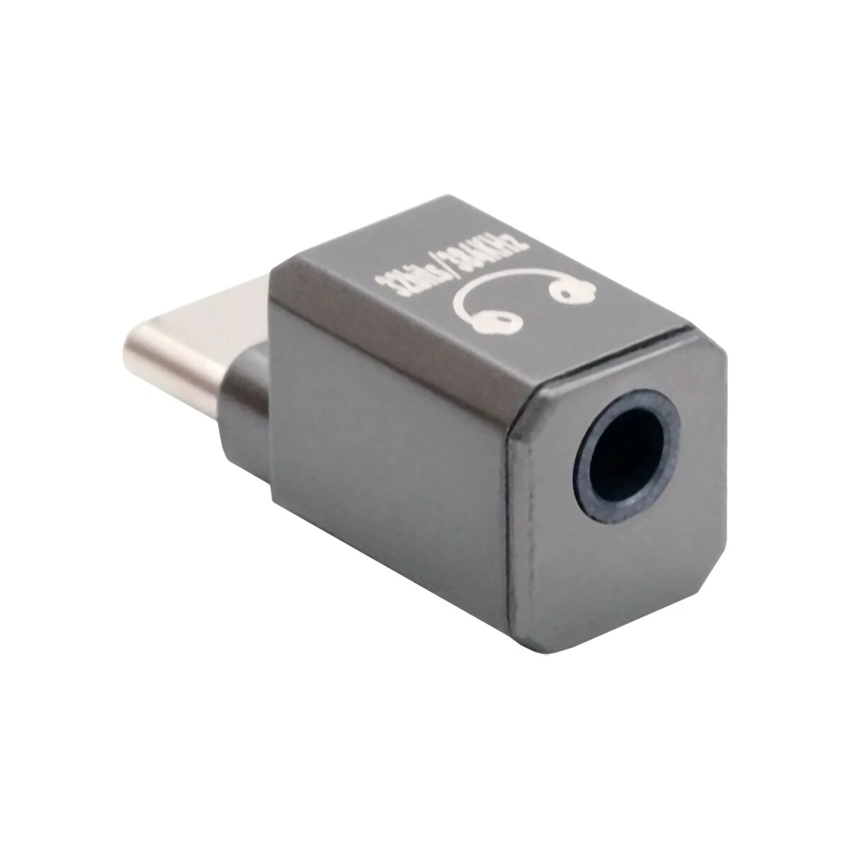 Звуковая карта USB-C к DAC 3,5 мм HiFi Audio AUX и MIC 384 кГц 32-битный адаптер KT02H20 Совместимый OMTP CTIA с ноутбуком, планшетом, телефоном