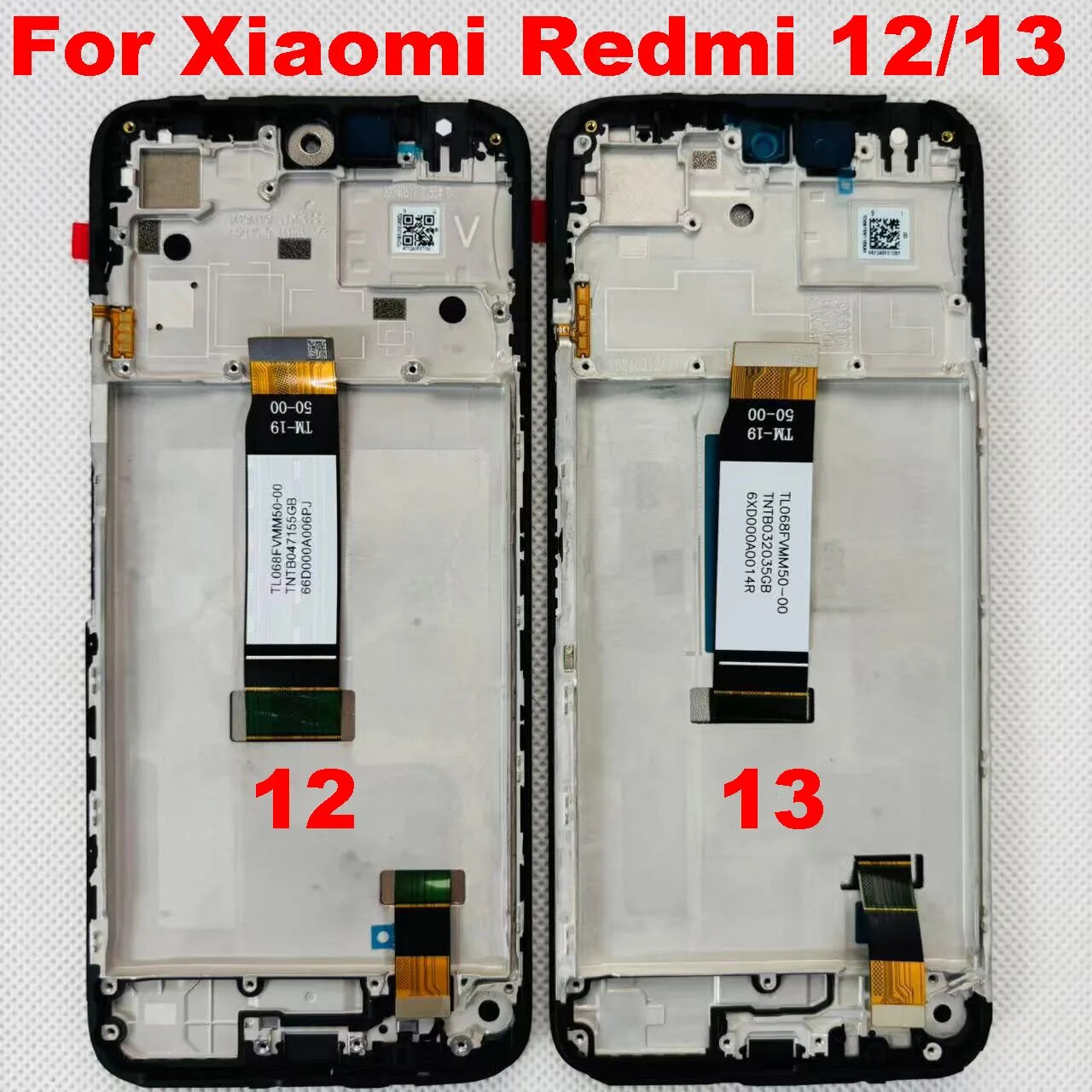 6,79 'оригинальный ЖК-дисплей для Xiaomi Redmi 12/Poco M6 Pro 5G, дигитайзер сенсорного экрана для Xiaomi Redmi 13/Note 12R с рамкой redmi 12 with frame