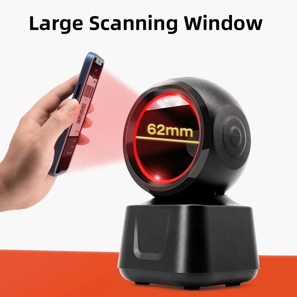 Techshow,1D 2D QR Настольный проводной сканер штрих-кода Высокоскоростная платформа Автоматический