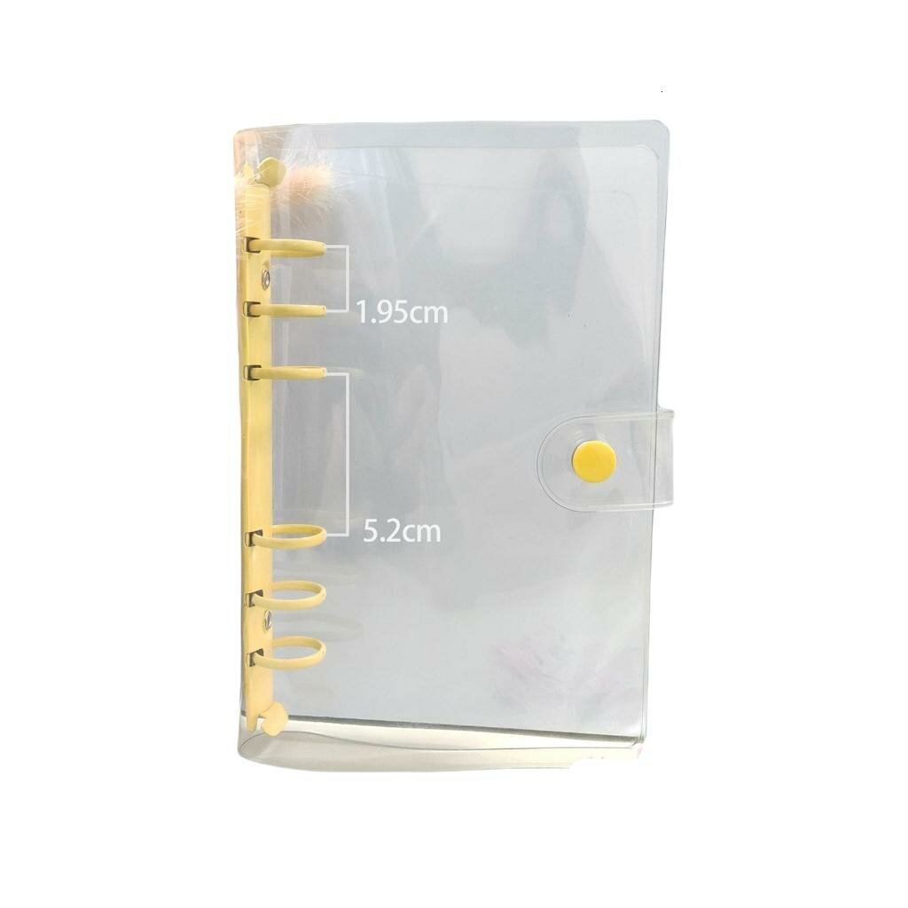 Папка-органайзер А6 с 6 кольцами, Y прозрачный 6