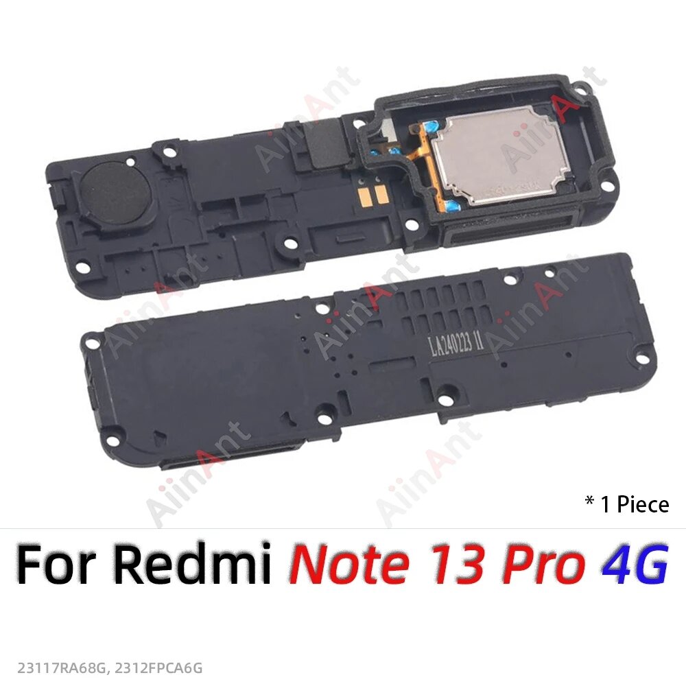 Нижний динамик, громкоговоритель, звуковой сигнал, гибкий кабель для Xiaomi Redmi Note 13 14 13C 13R 14C 14R Pro Plus 4G 5G For Note 13 Pro 4G