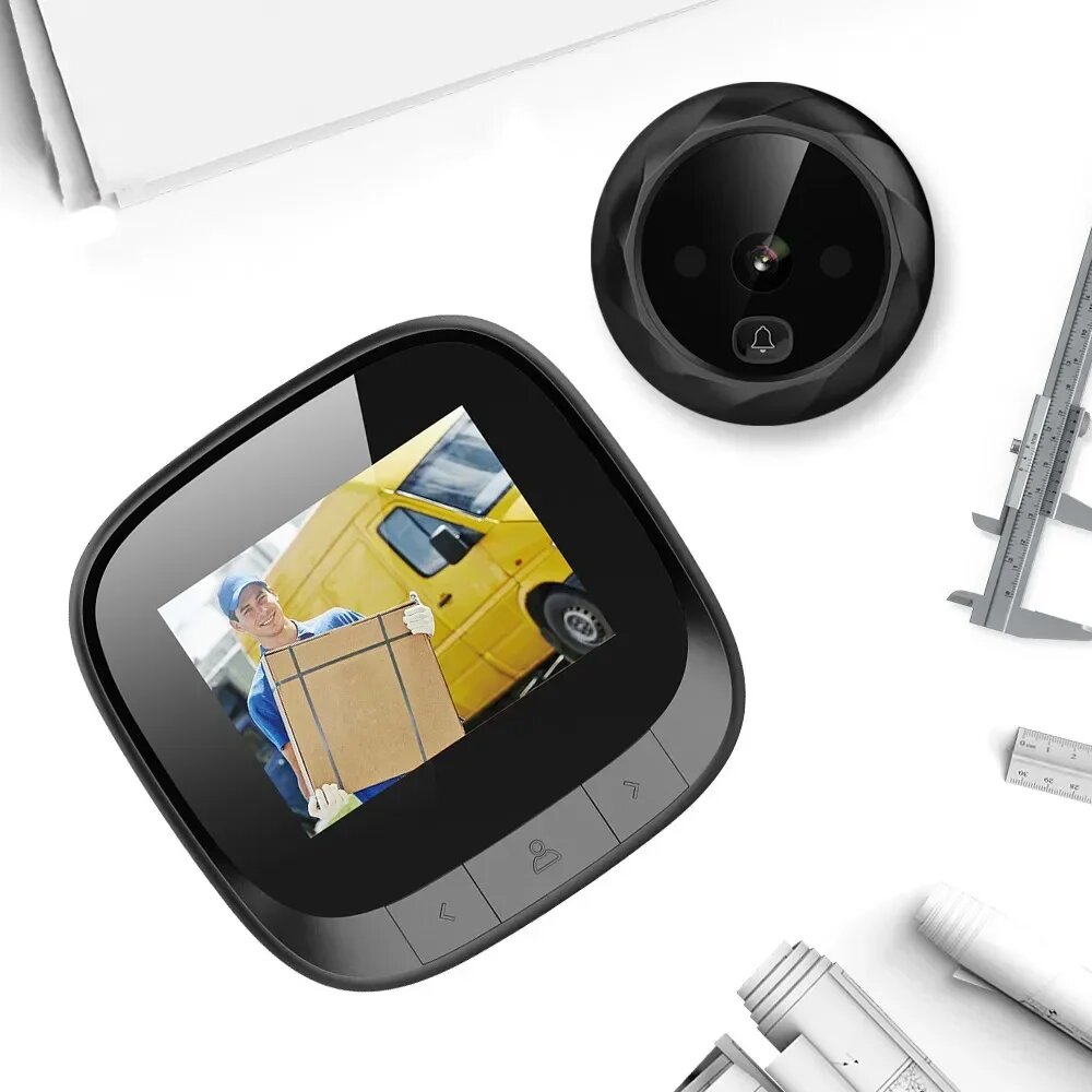 Умный электронный дверной глазок 2,4 дюйма