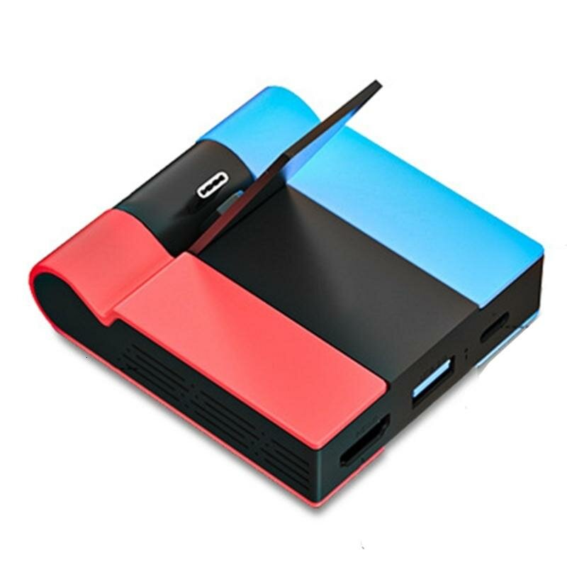 Док-станция ABS для Switch с USB и TV, три в одном