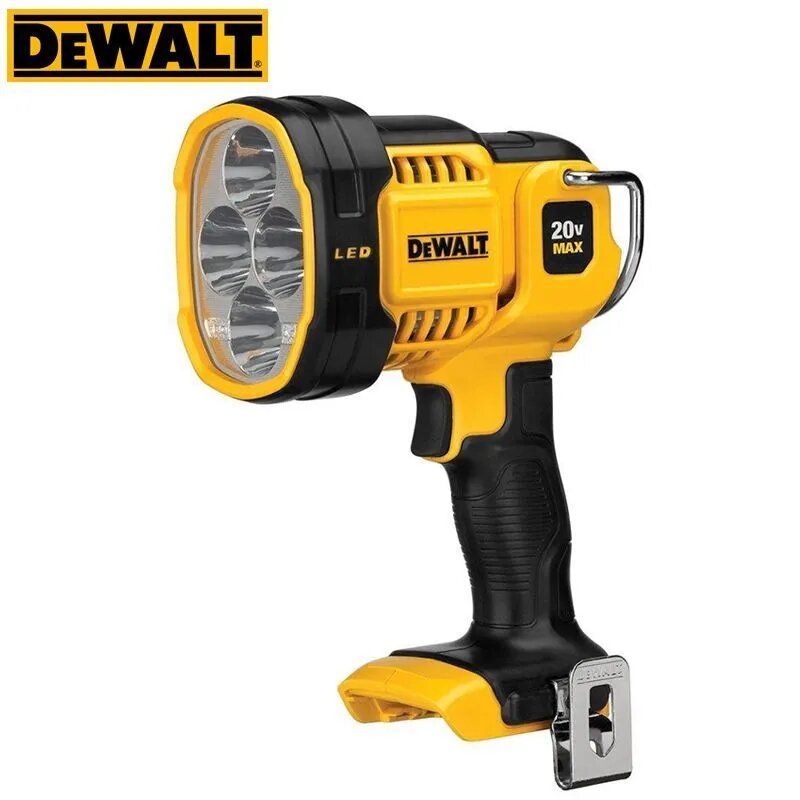 DEWALT DCL043 20V Светодиодный прожектор на рабочей площадке Высокая яркость 90-градусная поворотная головка Рабочий свет Только инструмент