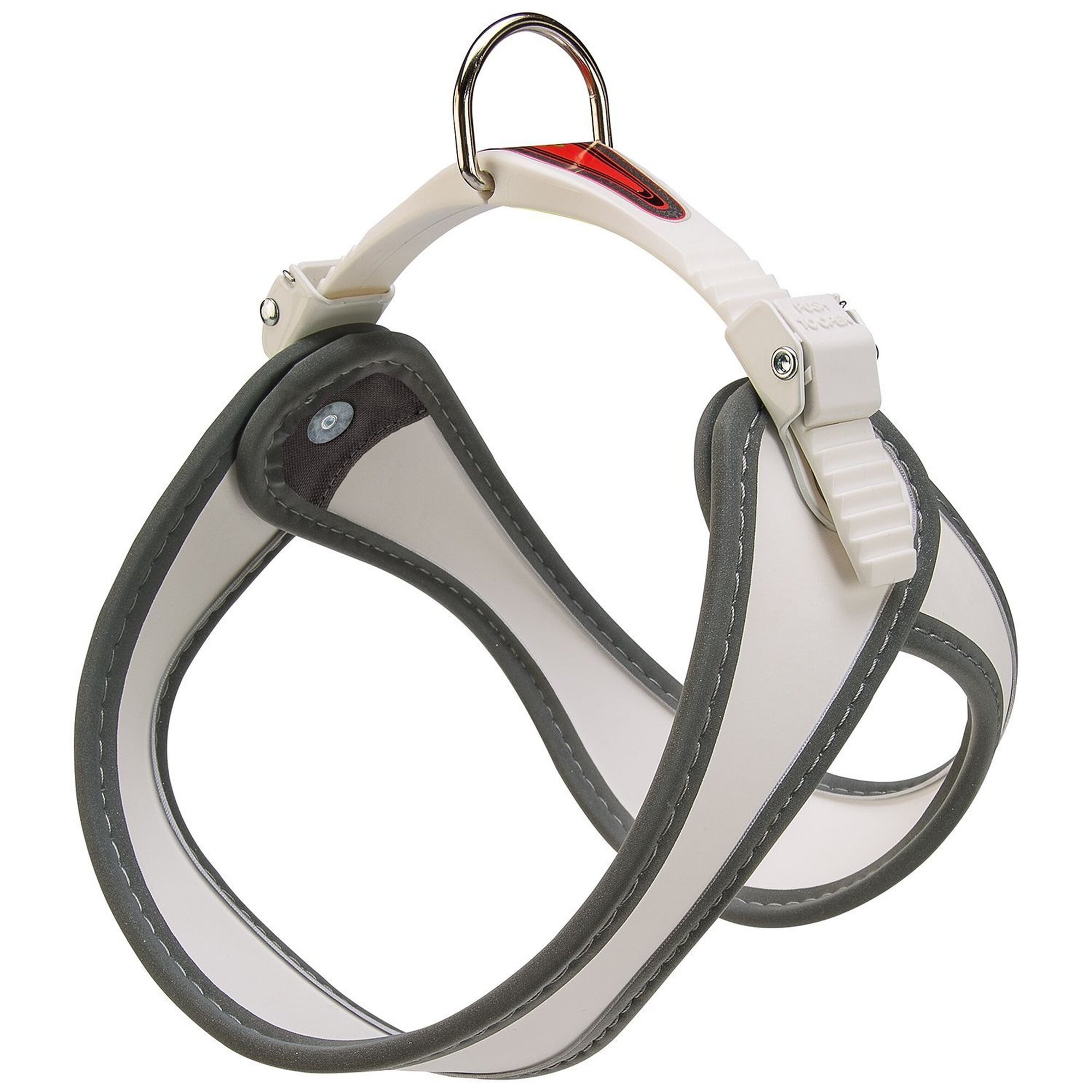 Шлейка для собак Ferplast AGILA 9, с микрорегулировкой, белая