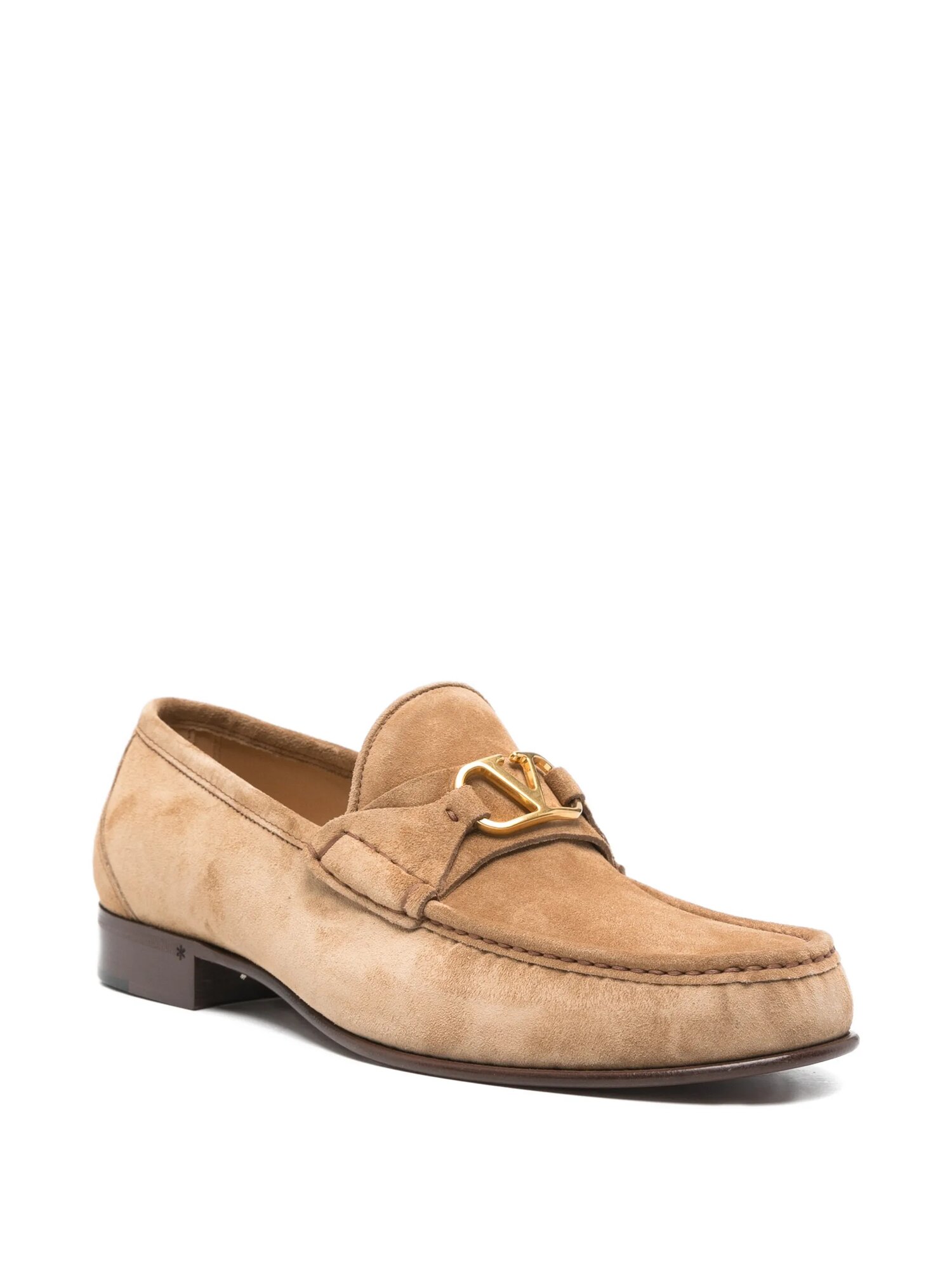 Лоферы Valentino Logo-plaque suede loafers, размер 42, разноцветный — фото 1