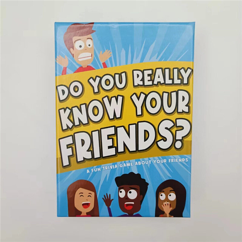 Настольная игра "Ты действительно знаешь свою семью?" Игровые карты для семейных вечеринок