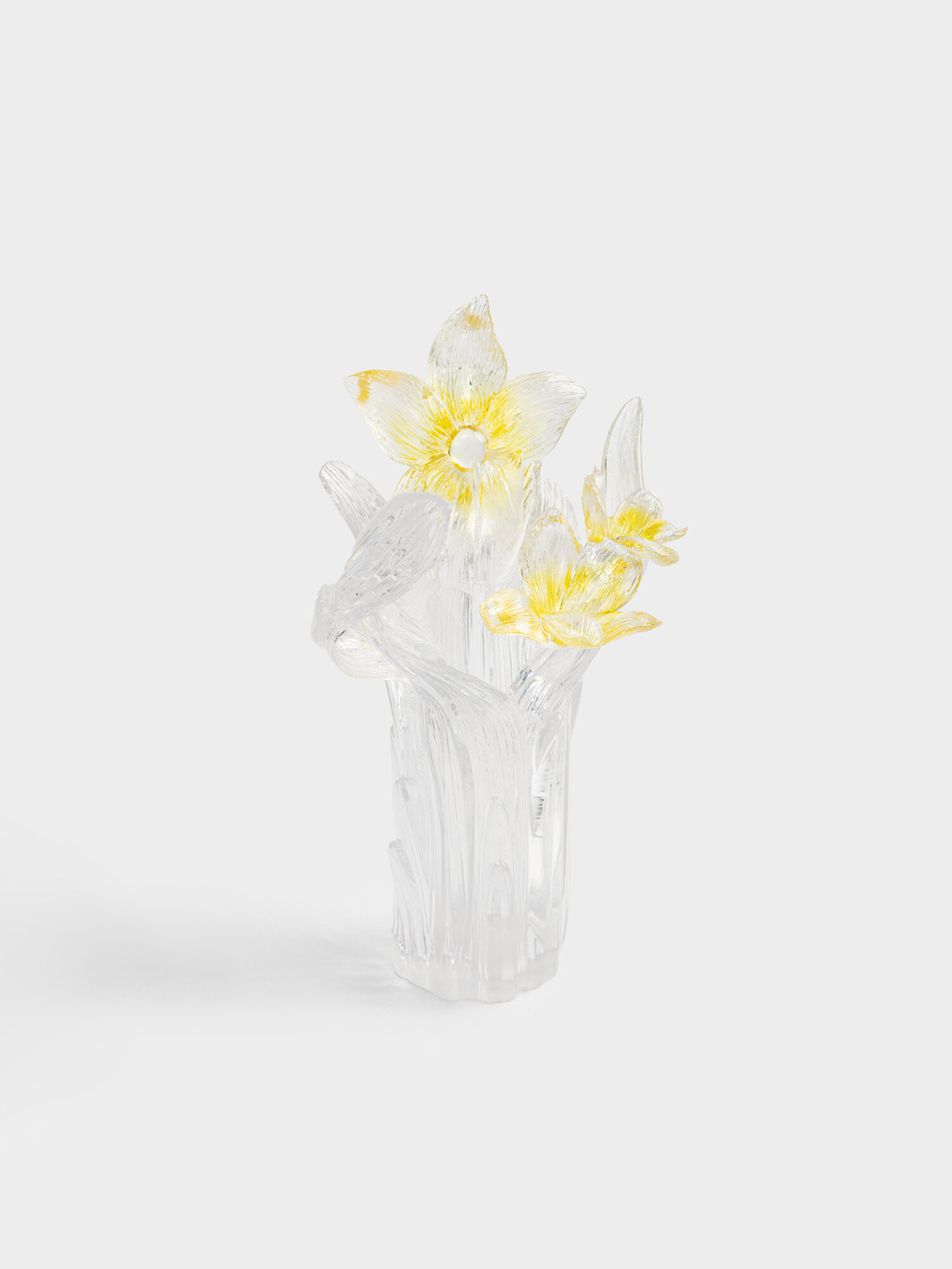 Ваза для цветов, 28 см, декоративная, полирезин, Нарциссы, Bloome, Kuchenland