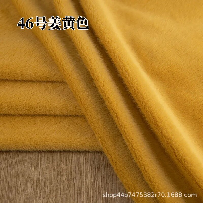 Искусственный мех норки 5 мм, ткань для рукоделия 0.5 м 100x50cm, 40