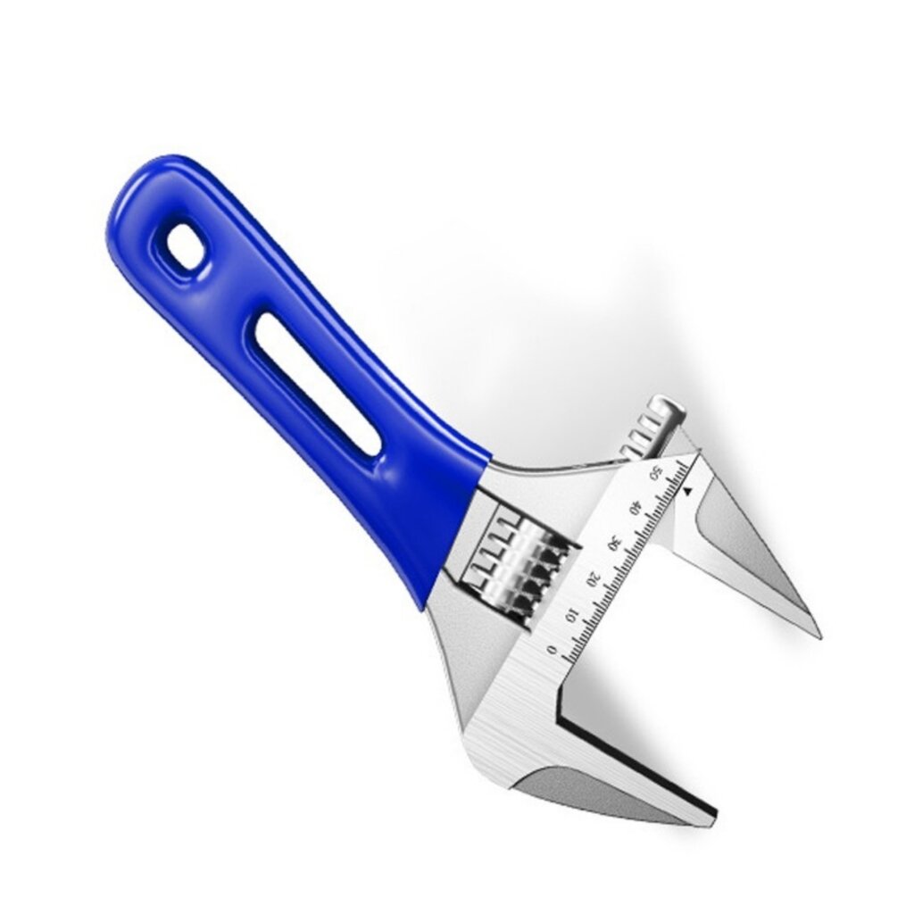 6-дюймовый разводной ключ с очень большим отверстием и короткой ручкой для ванной комнаты-открывающий