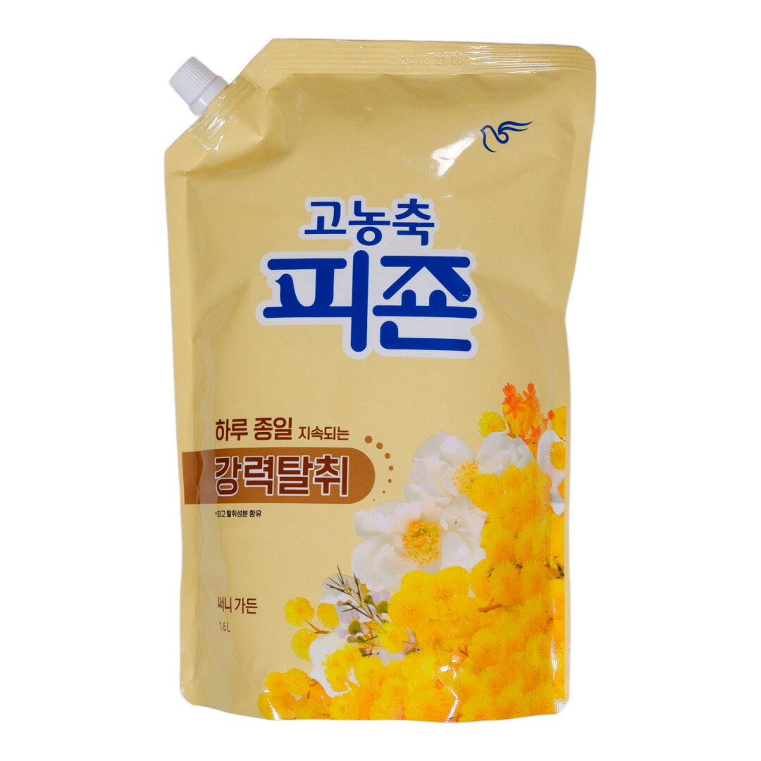 PIGEON Кондиционер для белья Rich Perfume Yellow Mimosa парфюмированный супер-концентрат с ароматом Жёлтая мимоза 1,6 л