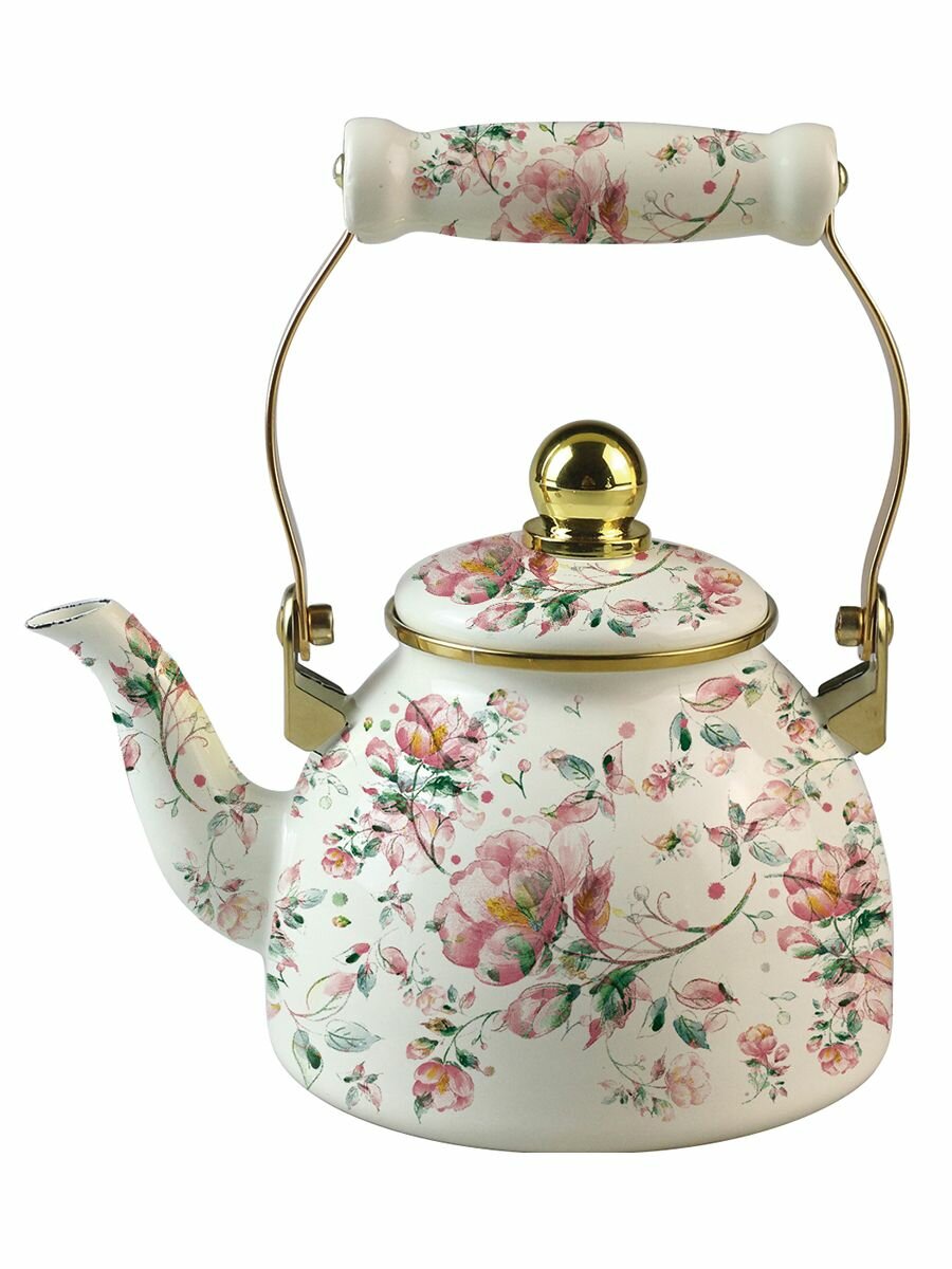 Чайник эмалированный ZEIDAN Z-4562 Azalea 1,3 л