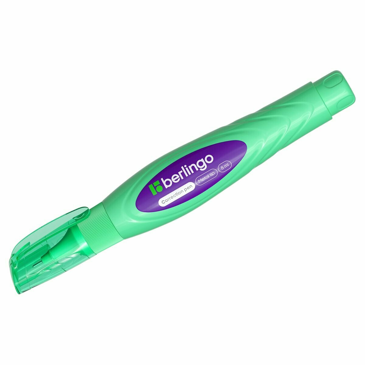 12 шт. Корректирующий карандаш Berlingo, 08мл, металлический наконечник