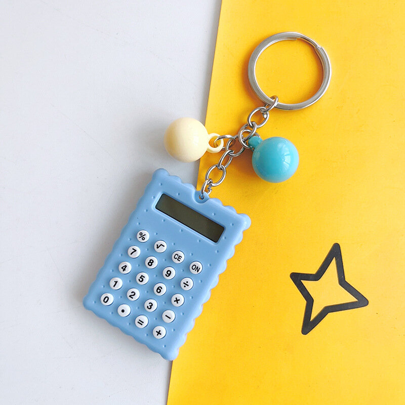 Корейский мультяшный мини-калькулятор с ультратонкой кнопочной батареей, милый, креативный, портативный компьютер, удобный калькулятор