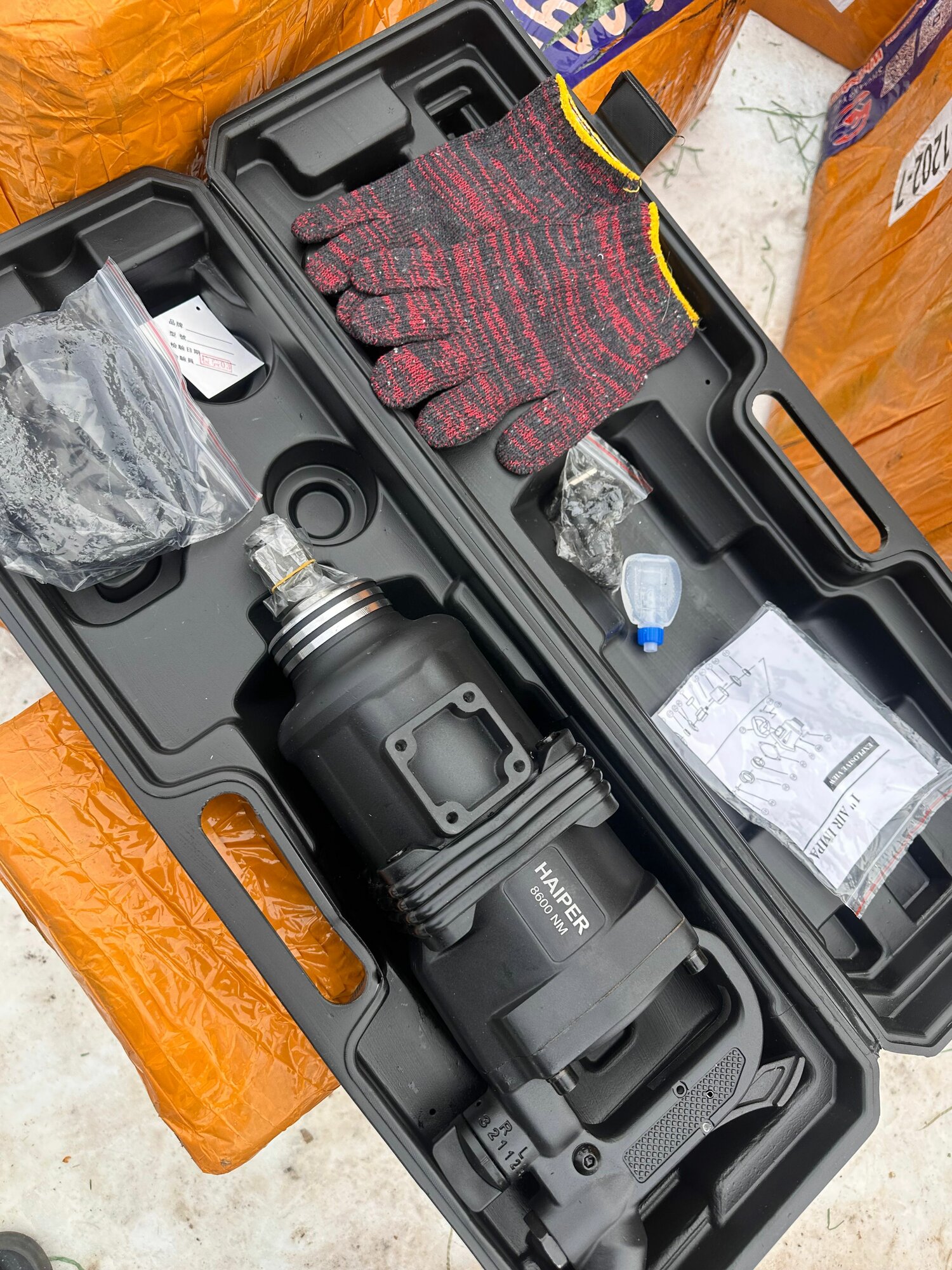 Пневмогайковерт грузовой 8600 Nm короткий шток