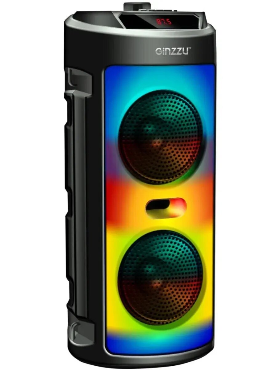 Колонка портативная GM-231 Bluetooth, AUX вход с подсветкой