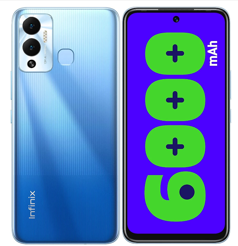Смартфон INFINIX HOT 12 PLAY NFC (хорошее состояние) 4/64GB, синий, Unisoc T610 (12 nm), Global
