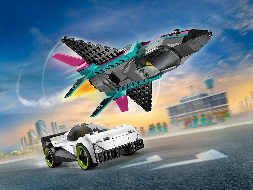 Конструктор LEGO City 60489 Конструктор Самолет против машины