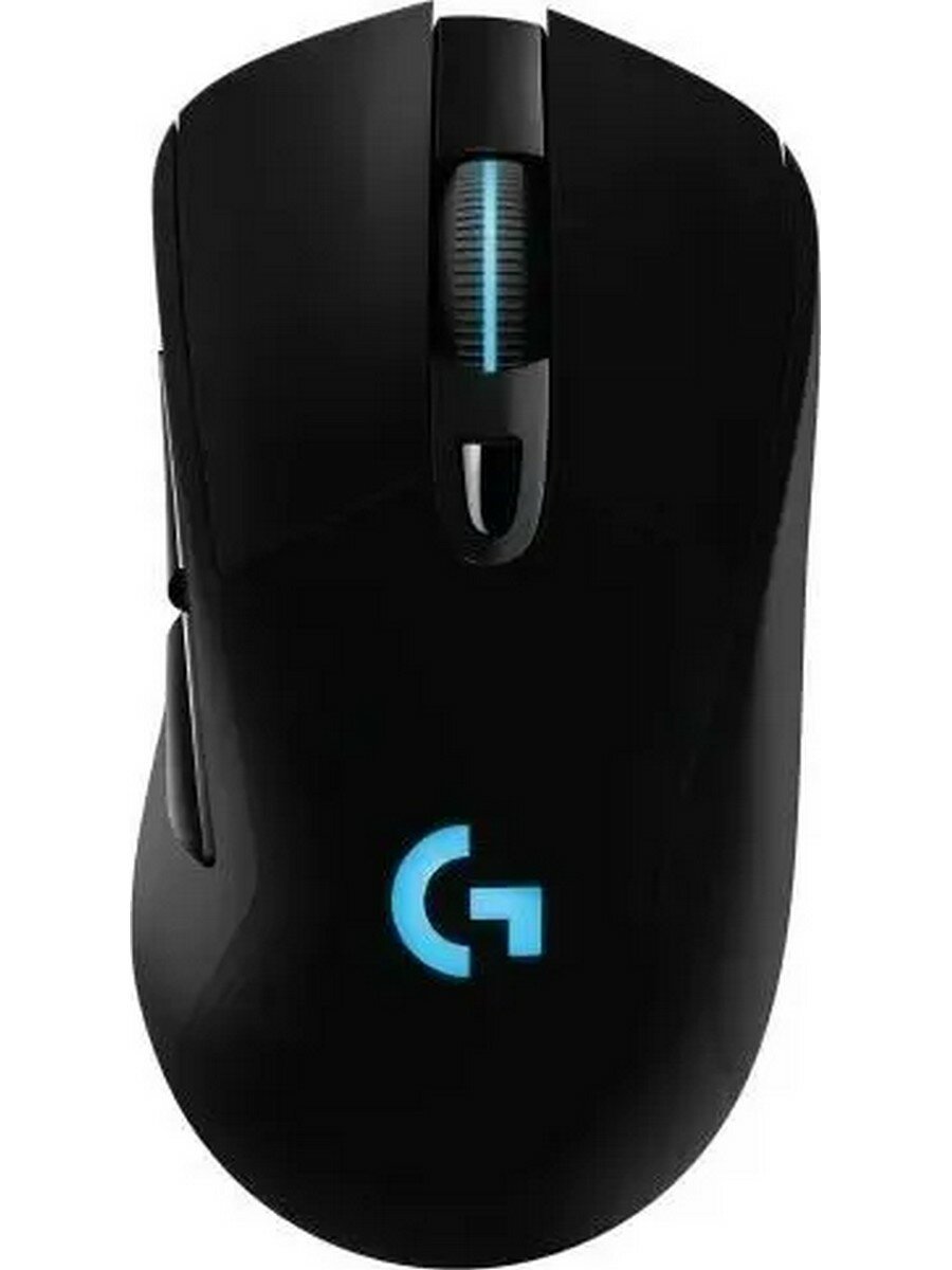 Мышь беспроводная LOGITECH G703 LightSpeed black (USB, 25600dpi, 6but) (910-005644)