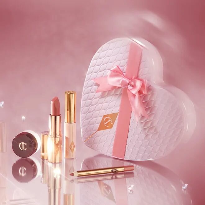 Charlotte Tilbury Набор для макияжа губ и глаз PILLOW TALK ICONS ON THE GO