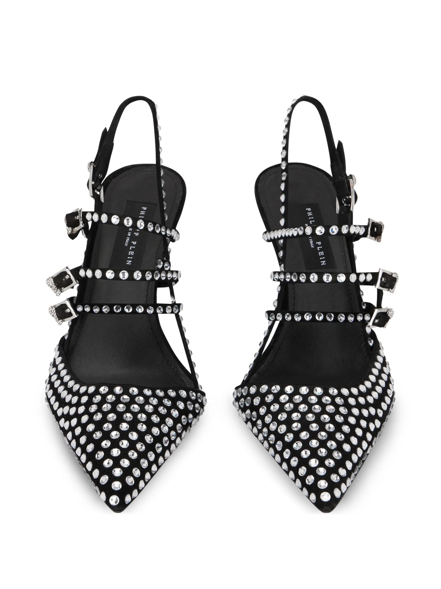 Туфли PHILIPP PLEIN Rhinestone-upper heeled pumps, размер 42 — фото 1