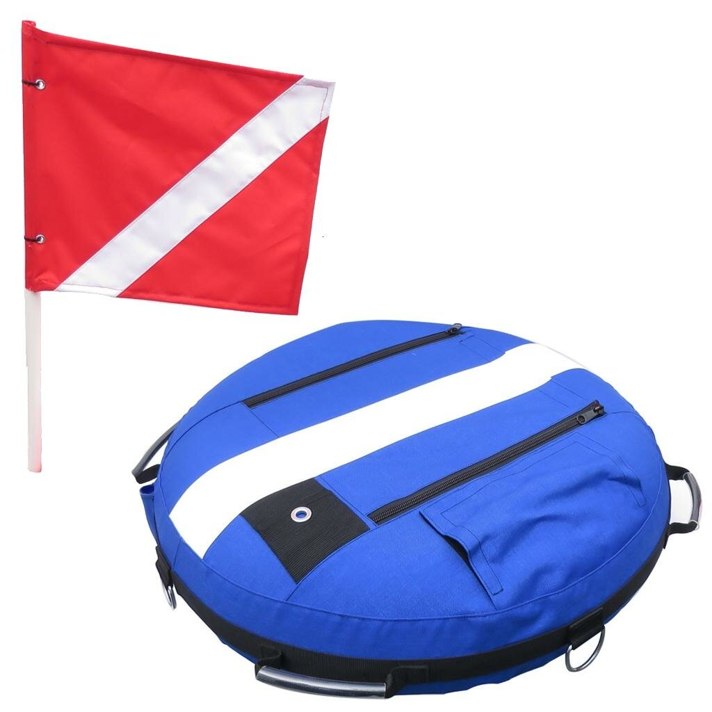 Надувные буи для дайвинга и подводной охоты, Синий