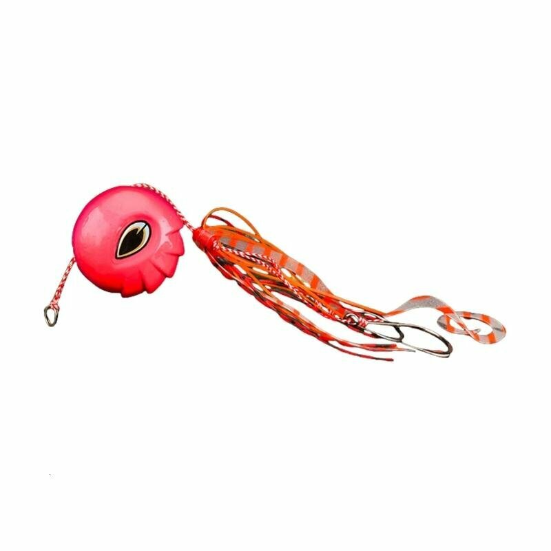 Кабура джиг для ловли камбалы 40г 60г 80г 100г, Rose red - 60g