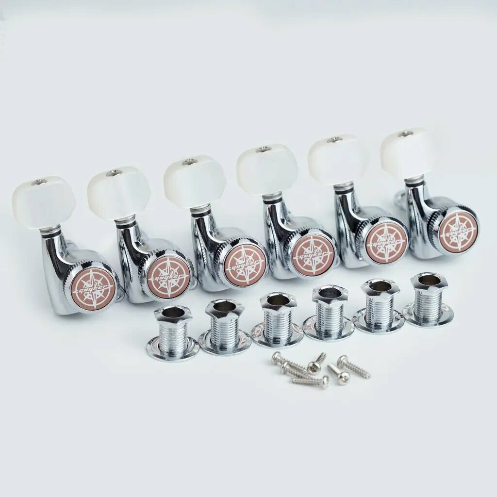 Guyker GK-501D5CSP Тюнеры для гитары 6 шт. Бежевый, 501P5CSP 6R